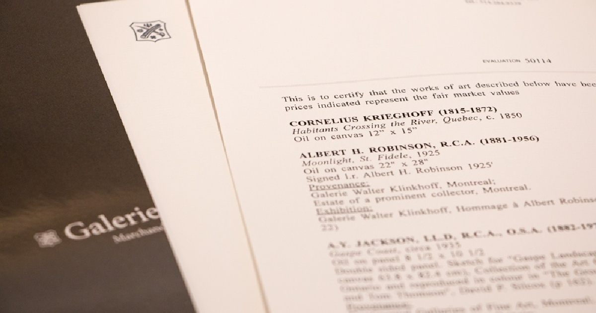 Appraising a Fine Art Collection | Alan Klinkhoff Gallery | Art Dealers ...
